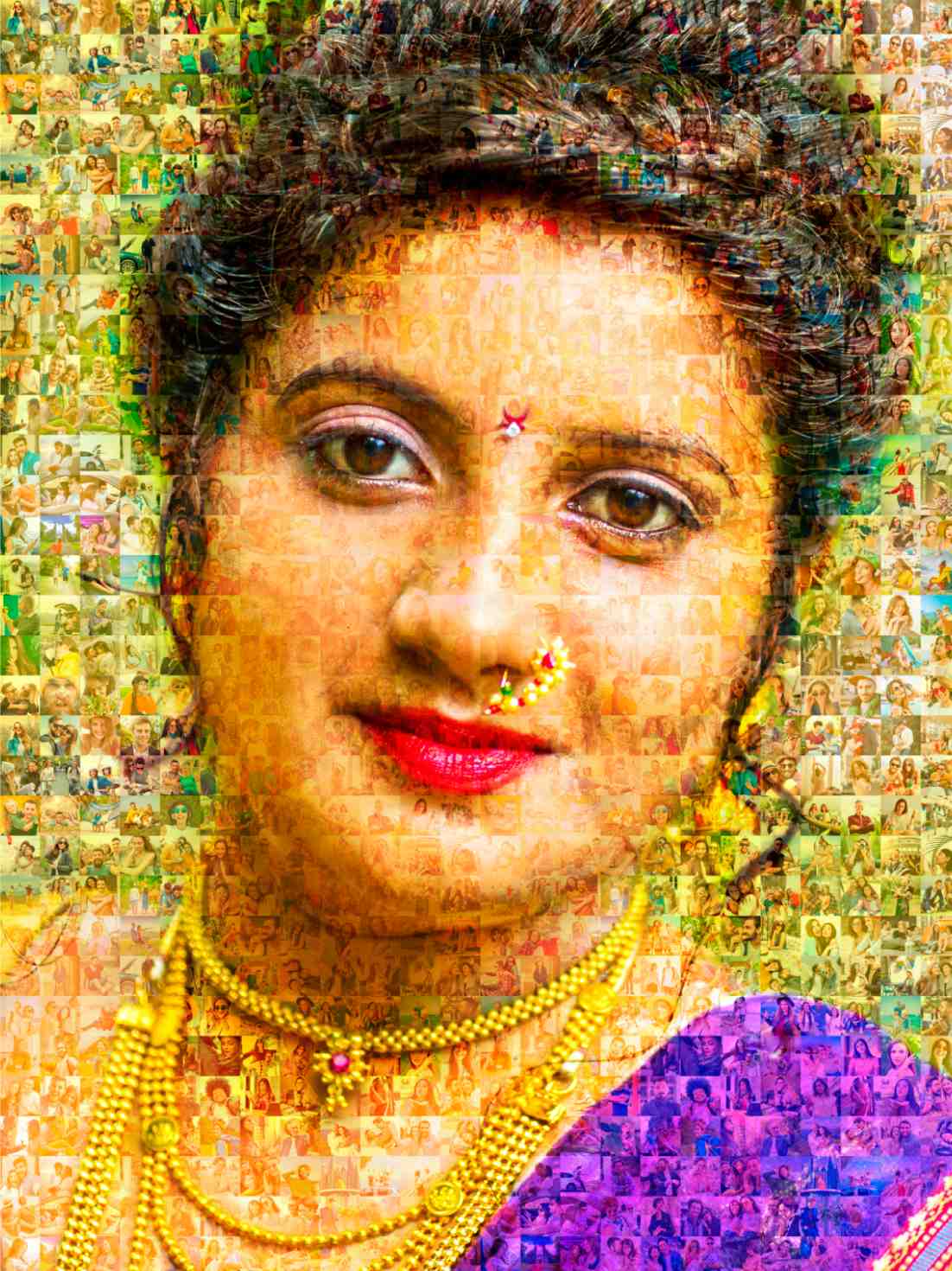 Custom Mosaic Poster – Personalized Photo Gift - MosaicShop